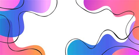 곡선 모양과 검은색 물결 모양의 선이 있는 추상적인 배경입니다 밝고 유동적인 색상 흰색 배경에 컬러 웨이브입니다 창의적인 그래픽 디자인을 위한 생생한 색상의 그라데이션 0