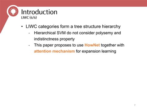 Chinese Liwc Lexicon Expansion Via Hierarchical Classification Of Word