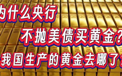 为什么央行不会抛美债去买黄金？我国生产的黄金去哪里了？ 钱说 钱说 哔哩哔哩视频