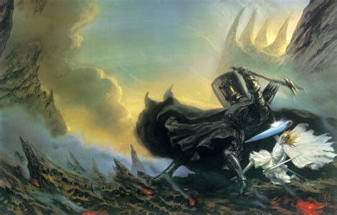 Fingolfins Challenge To Morgoth John Howe