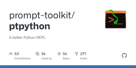 GitHub Prompt Toolkit Ptpython A Better Python REPL