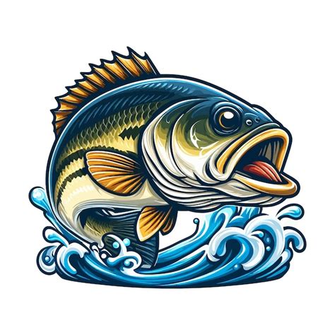 Bass Fish Vector Premium Ai Generated Vector
