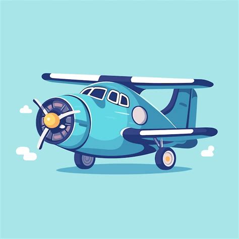 Cartoon Air Transportation Premium Ai Generated Vector