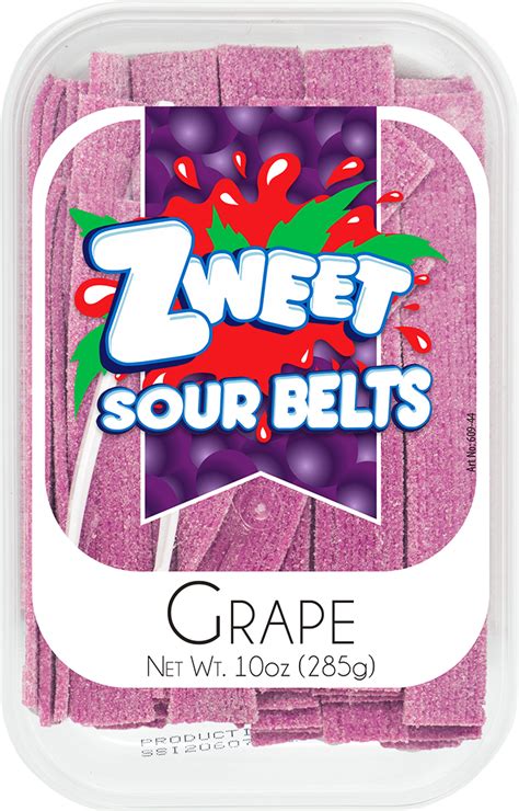 Peach Sour Belts 10 Oz Zweet Zweet Shop