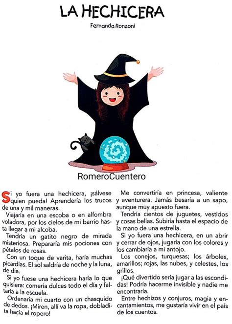 Cuento La Hechicera Minicuentos Para Niños Cuentos Infantiles Para