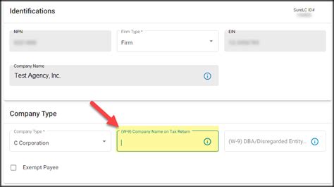 W Agency Has A DBA Name Or Reports Income Taxes Under A Different Company Name Help Center