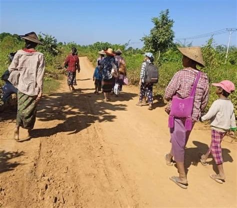 စစ်ကိုင်းမြို့နယ်တွင် စစ်တပ်က ယနေ့ စစ်ကြောင်းထိုးနေ၍ ကျေးရွာ ၈ ရွာမှ ပ