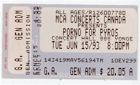 Vintage Concert Ticket Stubs Flip Collectibles Shop