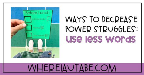 5 Ways To Avoid Power Struggles Where I Aut A Be
