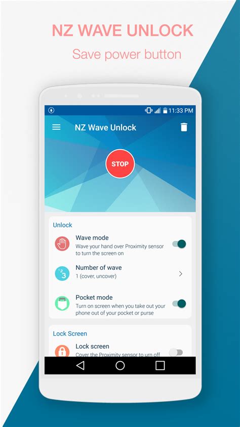 Wave Unlock Wave To Unlock And Lock Screen Apk For Android Download