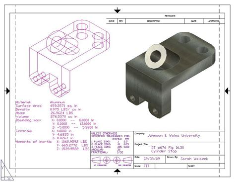 Cad Portfolio Autocad Solidworks Inventor Revit 9 Images