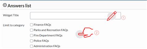 how to create frequently asked questions using the ‘answers