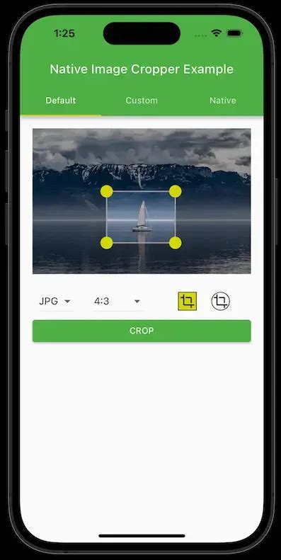 Nativeimagecropper Flutter Package In Crop Image Category Flutter