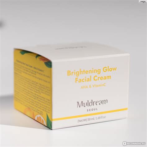 Крем для лица Muldream Brightening Glow Facial Cream AHA & Vitamin C ...