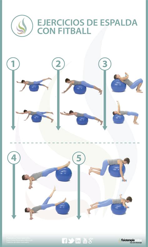 5 Ejercicios Para Tonificar Tu Espalda Con Fitball Fitness Workouts