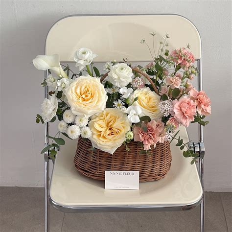 마이미플레르 • 평창꽃집 • 우선예약제 Flower Basket 🏷원하시는 꽃 종류 및 색감은 최소 3 5일전 예약주세요