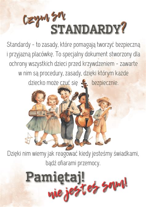 Standardy Ochrony Ma Oletnich Przedszkole Niepubliczne Elf