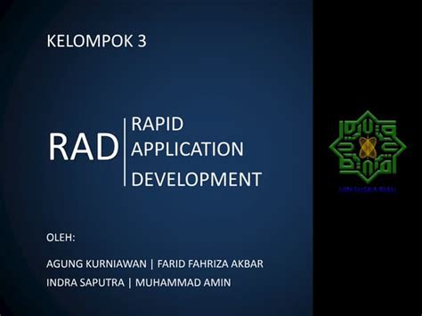 Rad Rapid Aplication Development Pptx