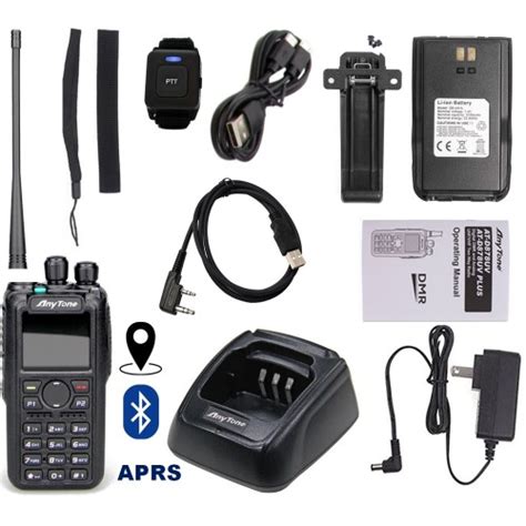 Handheld Amateur Radio Anytone DMR Analog Digital Bluetooth