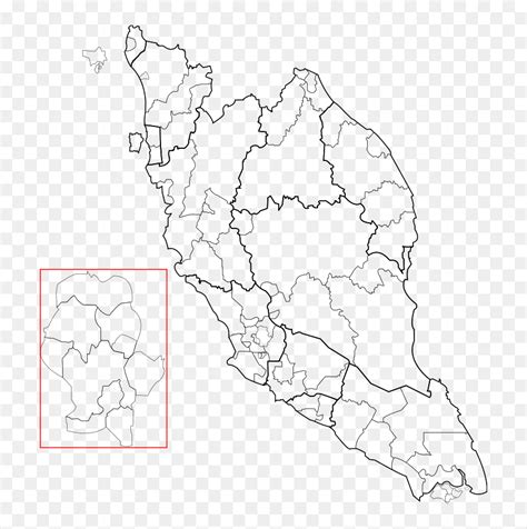 Peta Malaysia Kosong Png Malaysian States Surveyed During The Study