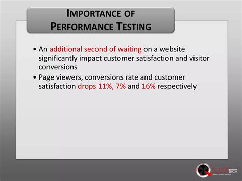 An Introduction To Performance Testing Pptx