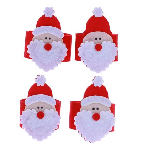 Aliexpress Buy 1PC Santa Claus Napkin Rings Serviette Holders