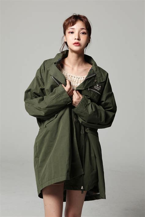 여자카키야상점퍼 박시핏야상 루즈핏야상 밀리터리야상 코디 네이버 블로그