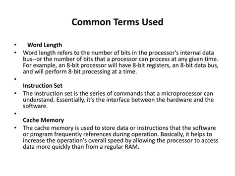 Draw And Explain The Architecture Of General Purpose Microprocessor Pptx