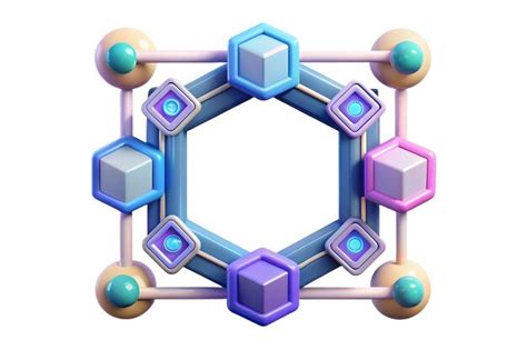 AI Driven Blockchain Frame Secure And Transparent Technology Concept With Digital Connections