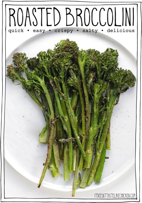 The Best Roasted Broccolini Recipe • It Doesnt Taste Like Chicken