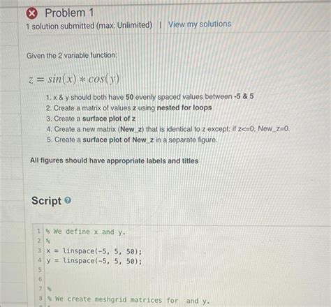 Solved Given The Variable Function Z Sin X Cos Y X Chegg