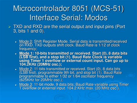 ppt usart 8051 powerpoint presentation free download id 5788339
