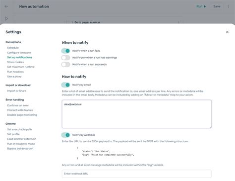 Error handling | troubleshooting | docs | axiom.ai