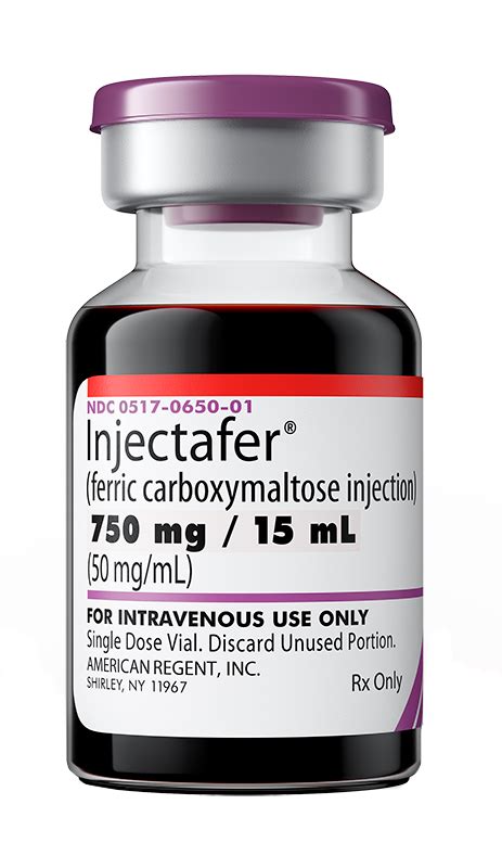 Injectafer® Ferric Carboxymaltose Injection Products American Regent