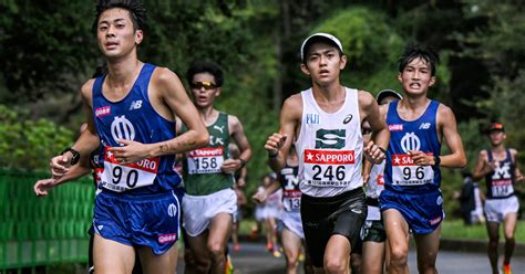 季節外れの過酷な暑さに波乱続出！ 箱根駅伝予選会で本戦出場への明暗を分けた「セルフコントロール術」とは 駅伝 Number Web
