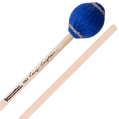 Innovative Percussion Cgl3 O Low Mid Register Marimba Mallets Royal Blue Cord Birch Old