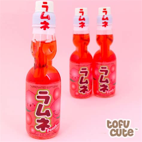 Buy Ramune Japanese Soda Drink Peach At Tofu Cute