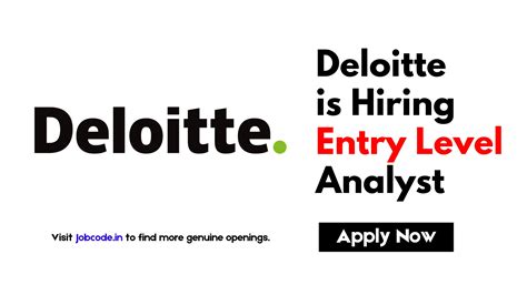 Associate Analyst Job Description At Deloitte 2025 Jobcode