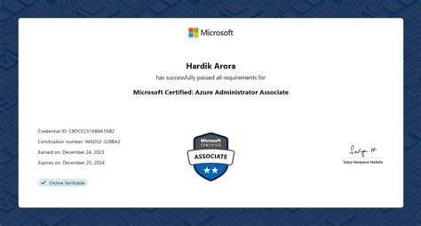 Hardik Arora On Linkedin Az104certified Microsoftazure