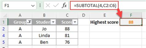 How To Find The Largest Value In Excel Easy Formulas