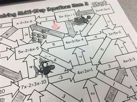 Solving Multi Step Equations Activities Artofit