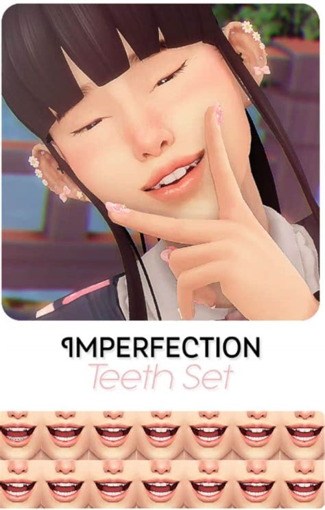 29 Sims 4 Teeth Cc Overbite Braces And Gap Teeth We Want Mods