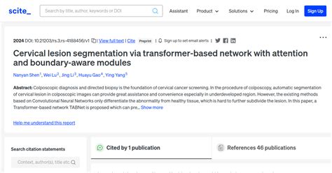 Cervical Lesion Segmentation Via Transformer Based Network With Attention And Boundary Aware Modules