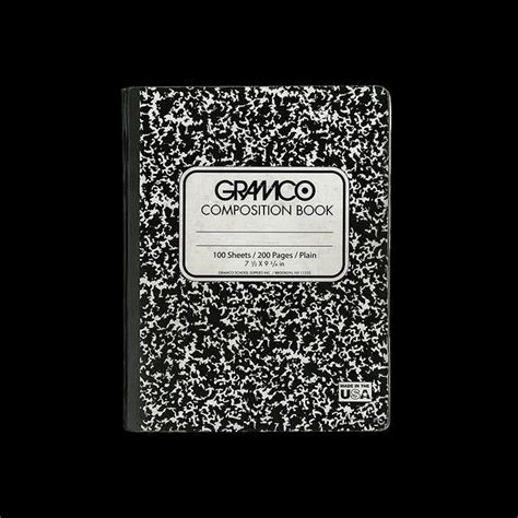 Who Designed the Composition Notebook?