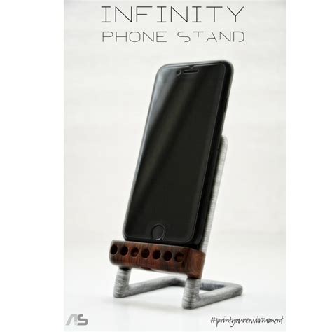 3d Printable Infinity Iphone Stand Sound Amplifying By Duncan Smith