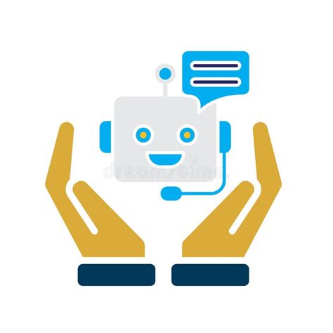 Ai Icon Ai Personal Assistant In Two Hand Voice Assistant Microphone