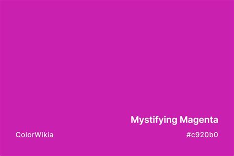 61 Shades Of Magenta Color