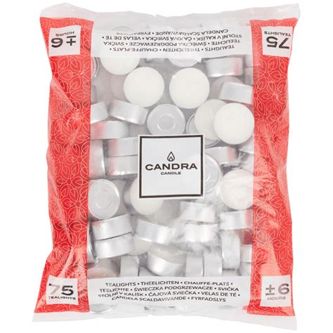 Čajové Sviečky Candra Biela Action Sk