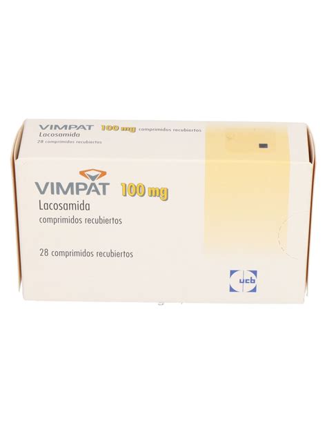 Vimpat Lacosamida 100mg 28 Comprimidos Recubiertos Laboratorio Ucb