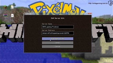 Como Instalar Pixélmon Mod No Minecraft Youtube